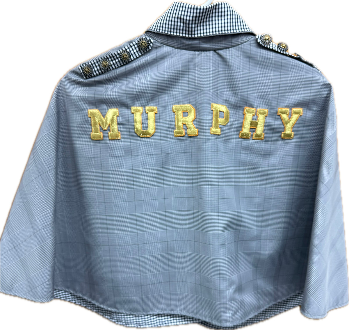 "Murphy" plaid cape – Lisa Thon